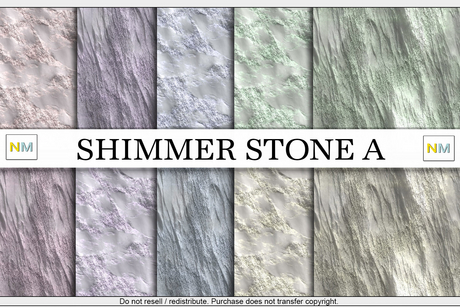 Second Life Marketplace - Shimmer Stone A 10 Seamless Builders Textures NM